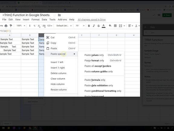 ¡Descubre el Truco Secreto para Limpiar tus Celdas en Google Sheets en Segundos!